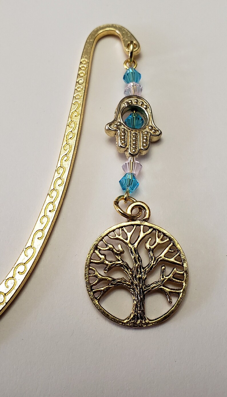 Jewish Star - Tree of Life Bookmark; Hamsa Bookmark; Tree of Life ...