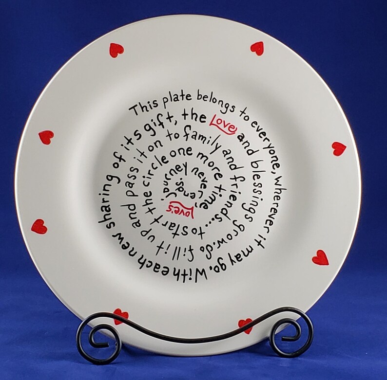 Giving Plate / Sharing Plate - Etsy