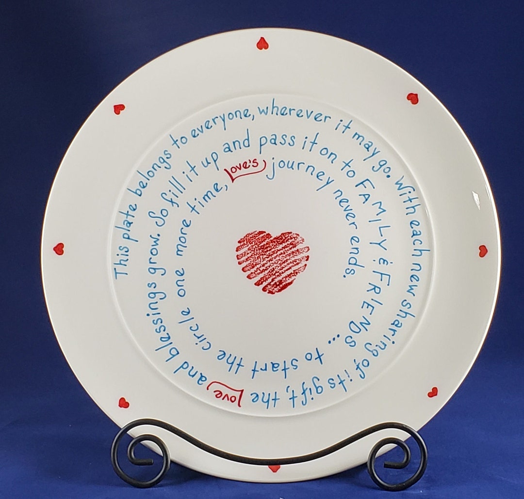 Giving Plate / Sharing Plate / Passing Plate - Etsy