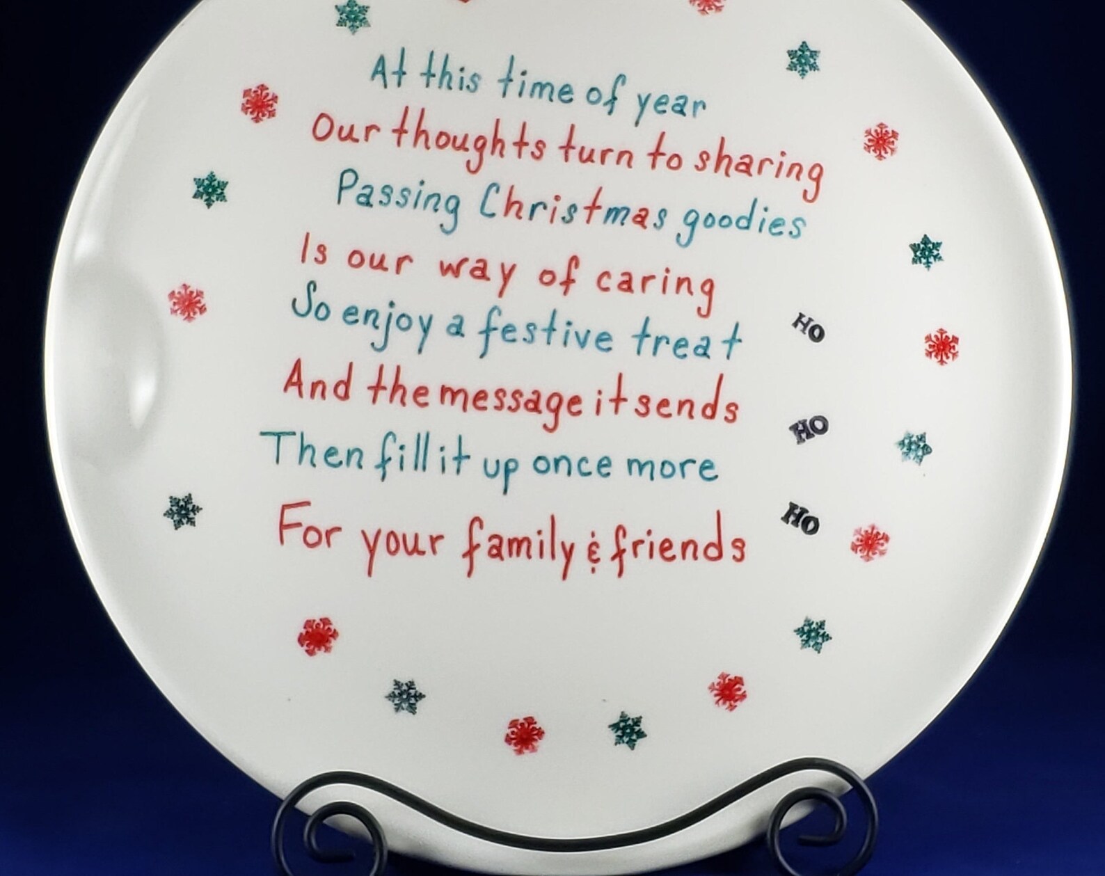 Christmas Plate / Sharing Plate / Giving Plate / Holiday Plate - Etsy