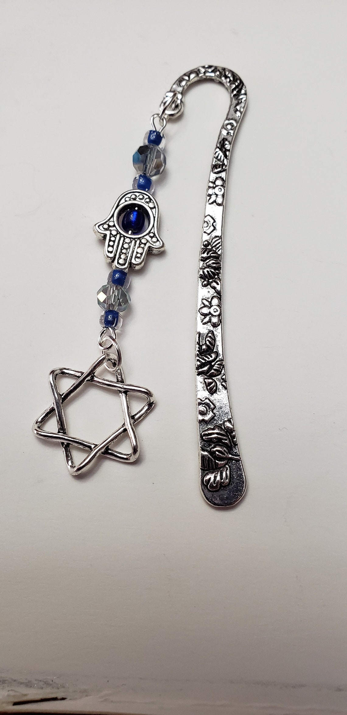 Jewish Bookmark Star of David Bookmark Hamsa Bookmark - Etsy