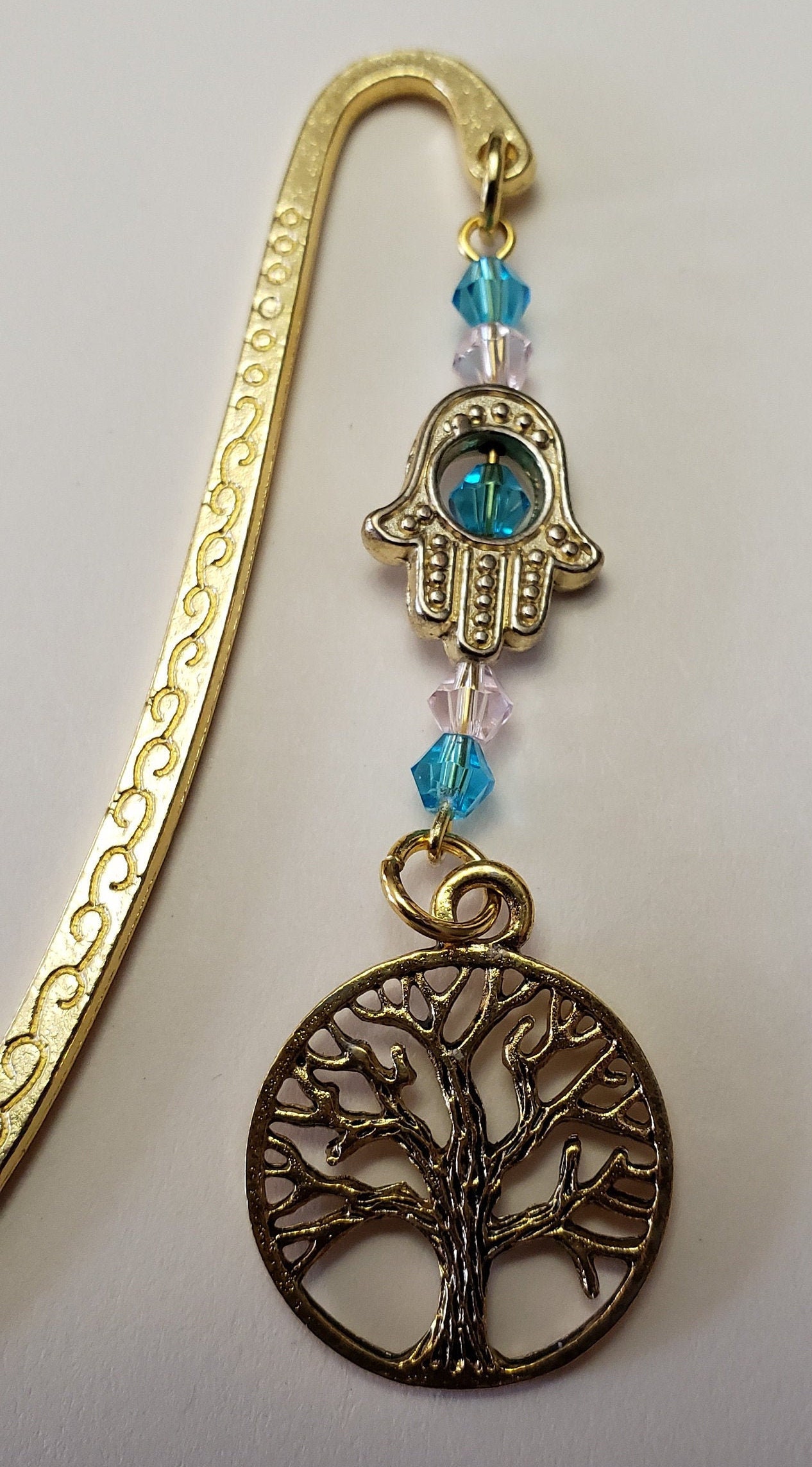 Jewish Star - Tree of Life Bookmark; Hamsa Bookmark; Tree of Life ...