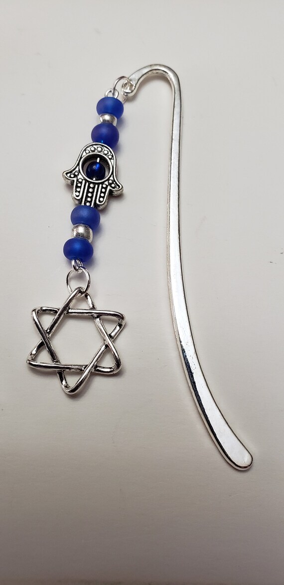 Jewish Bookmark Star of David Bookmark Hamsa Bookmark | Etsy