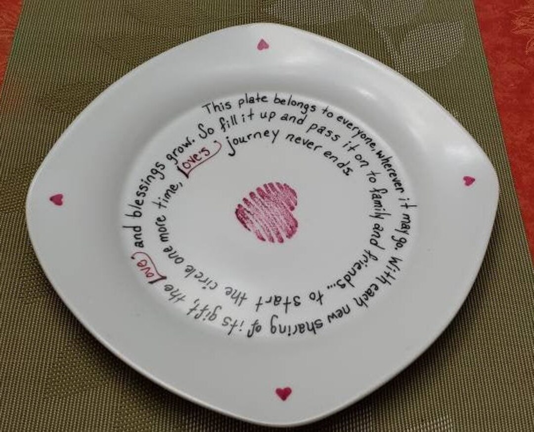 Giving Plate; Sharing Plate - Etsy