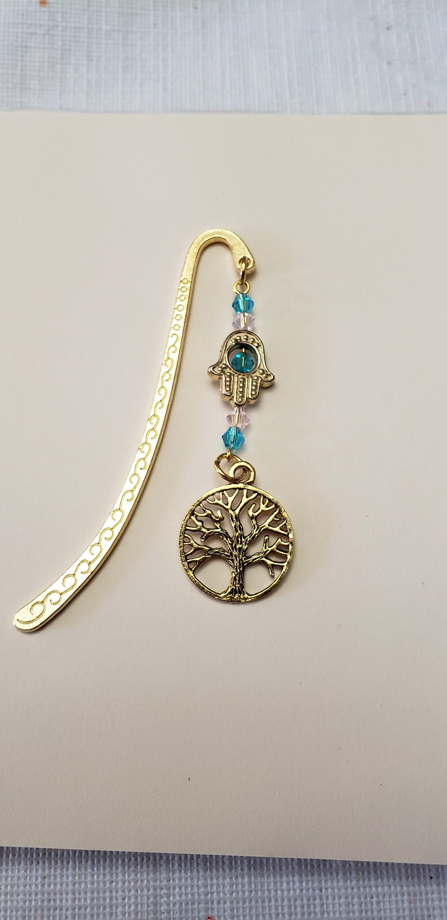 Jewish Star - Tree of Life Bookmark; Hamsa Bookmark; Tree of Life ...