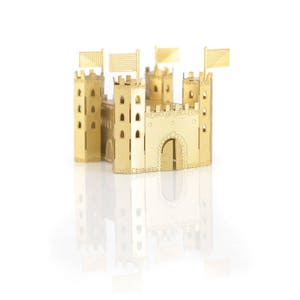 Castle 3D DIY Model Making Kit in Brass, Keepsake Gifts for Him/dad - Etsy