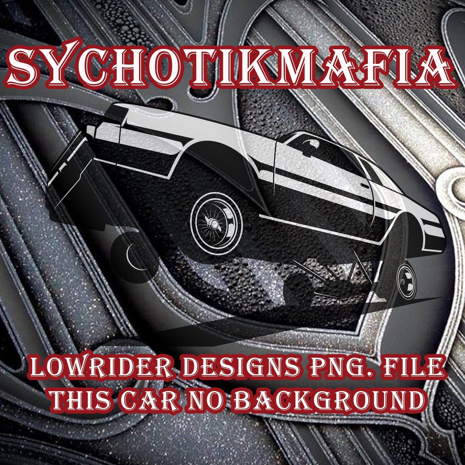 Lowrider Old School Regal Cars Silhouette Cricut,printable,vector,vinyl ...