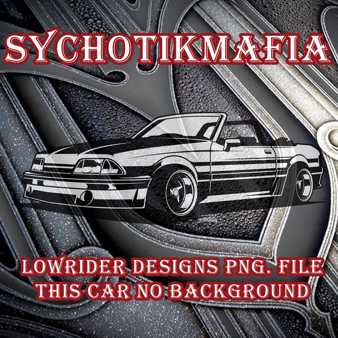 Lowrider Old School MUSTANG Cars Silhouette Cricut,printable,vector ...