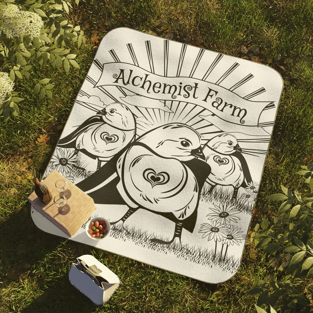 Alchemist Farm Picnic Blanket, Back Yard Super Hero Chicks, Garden ...