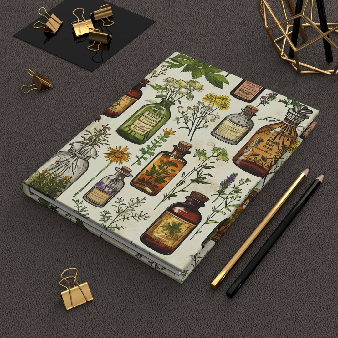 Apothecary Journal, Herbs and Bottles Journal, Botanical Journal ...