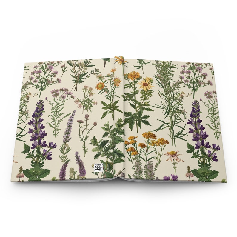Botanical Print Journal, Cottage Garden Journal, Plant Lover Journal ...