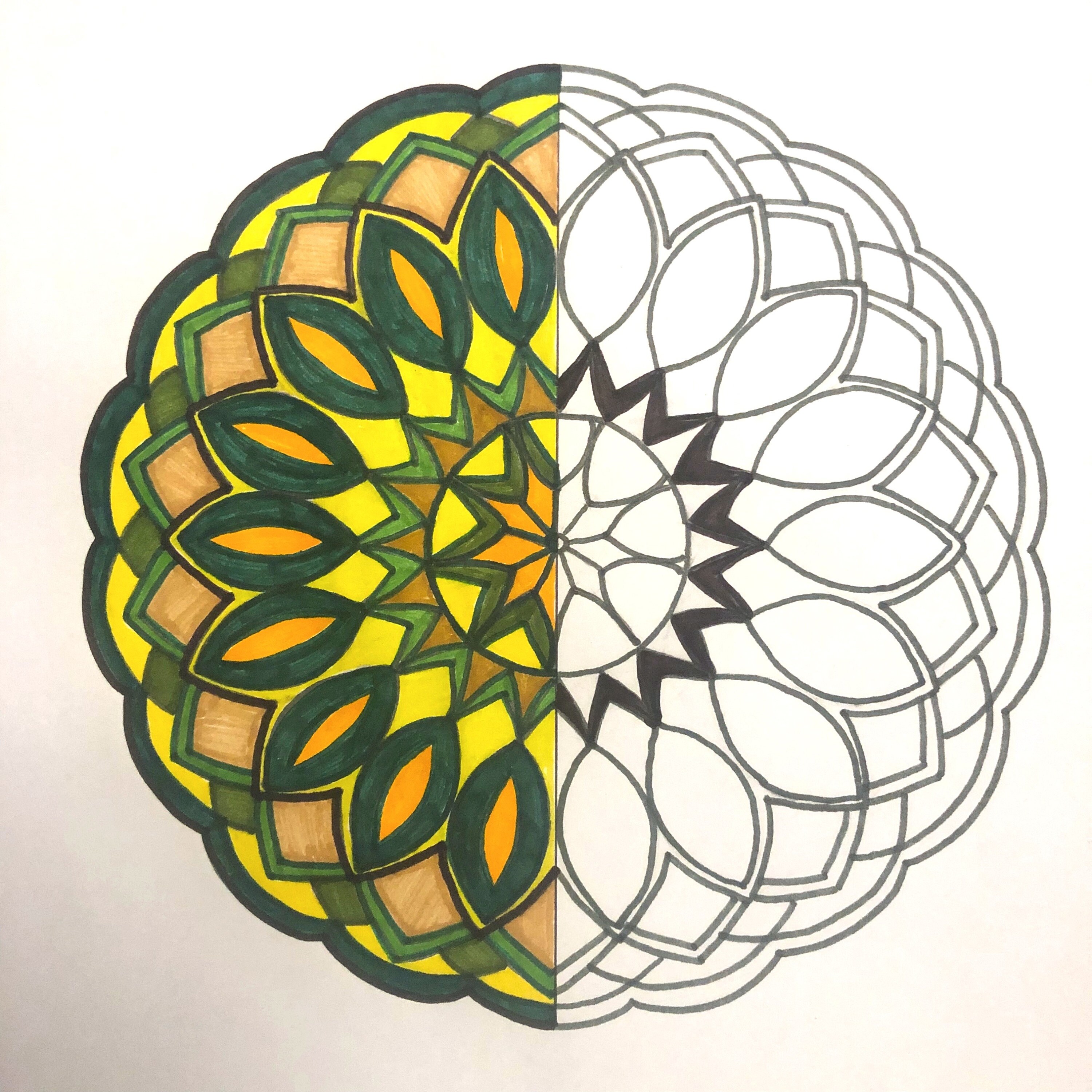 Pdf Tutorial How to Draw a Mandala, Step by Step Guide - Etsy