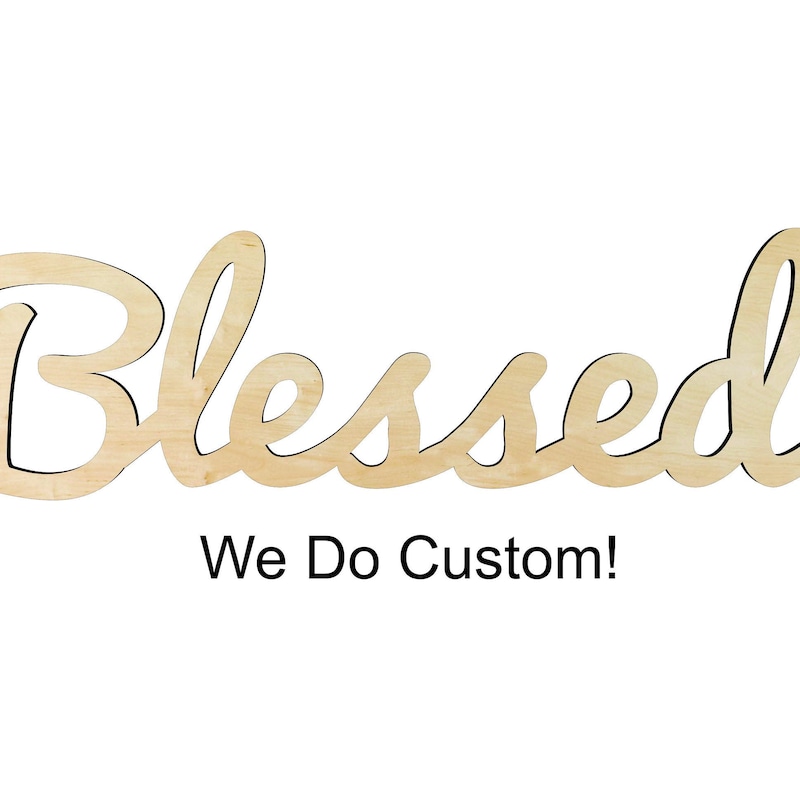 Wood Word Cutouts - Etsy