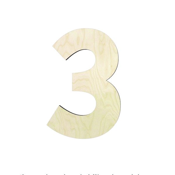 Large Wood Numbers - Etsy