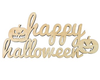 Happy multiple Sizes-word Cutout Wood Craft Supply Hanging - Etsy