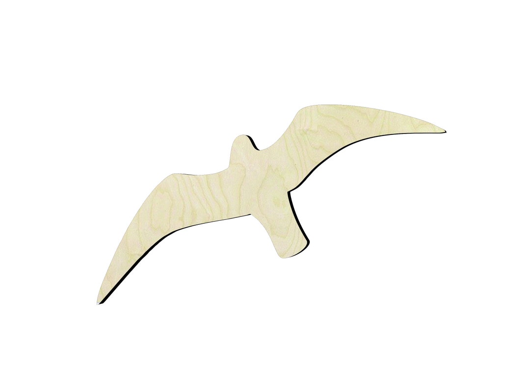 Seagull -multiple Sizes- Cut Outs Wood Craft Supply-sanded or Unsanded ...