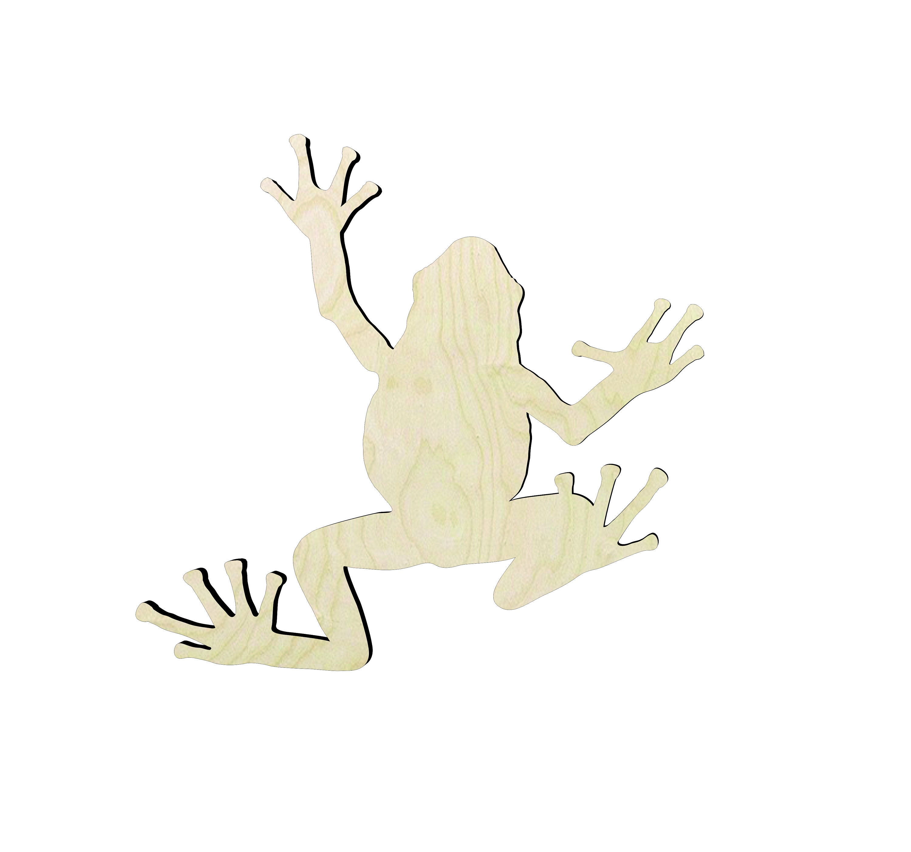 Frog multiple Sizes-cutouts Wood Craft Supply-sanded or - Etsy