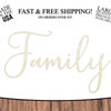Custom Script Word Cutout-multiple Sizes Wood Craft Supply Hanging Wall ...