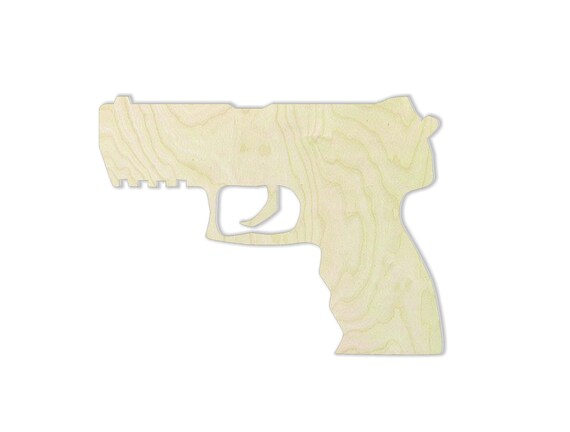 Hand Gun multiple Sizes-wood Cut Outs Wood Craft | Etsy