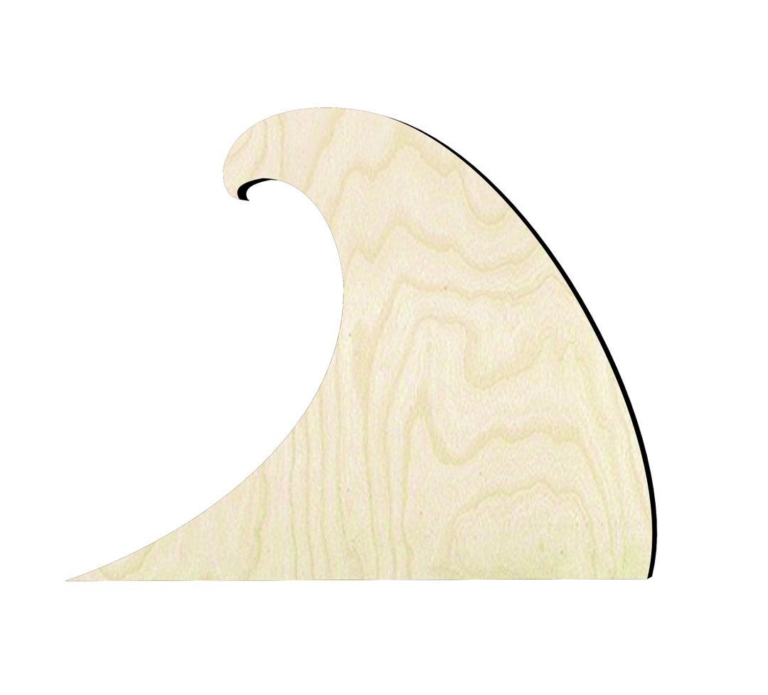 2"- 20" Wave Cutouts Wood Craft Supply-sanded or Unsanded - Etsy