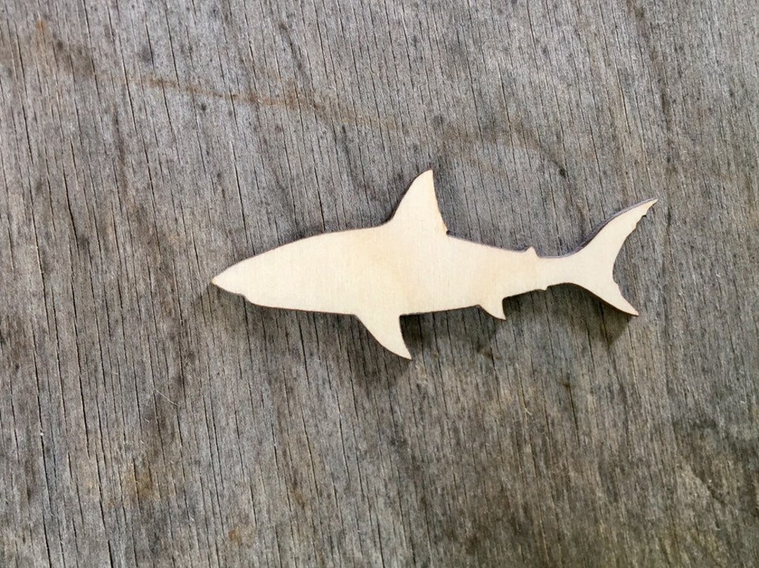 Shark -multiple Sizes- Cutouts Wood Craft Supply-sanded - Etsy