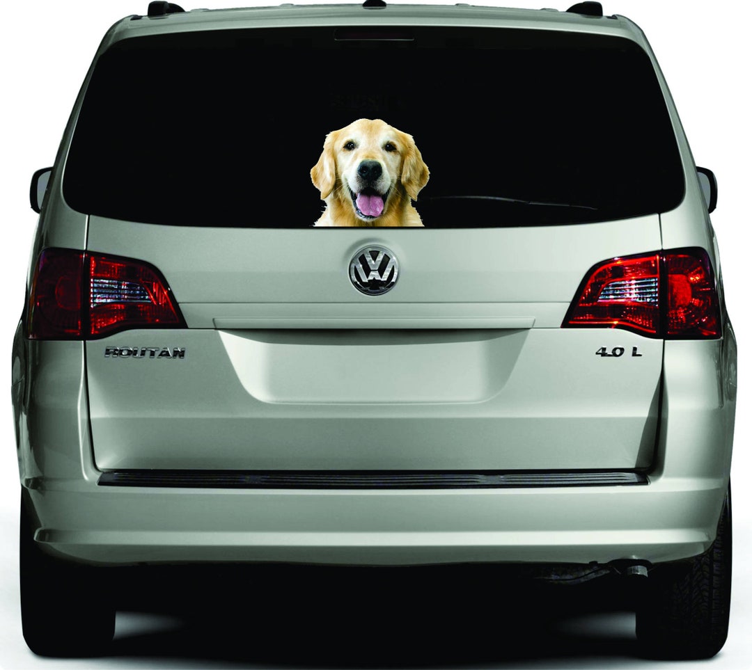 Golden Retriever Sticker (custom Optional),-multiple Sizes- Realistic ...