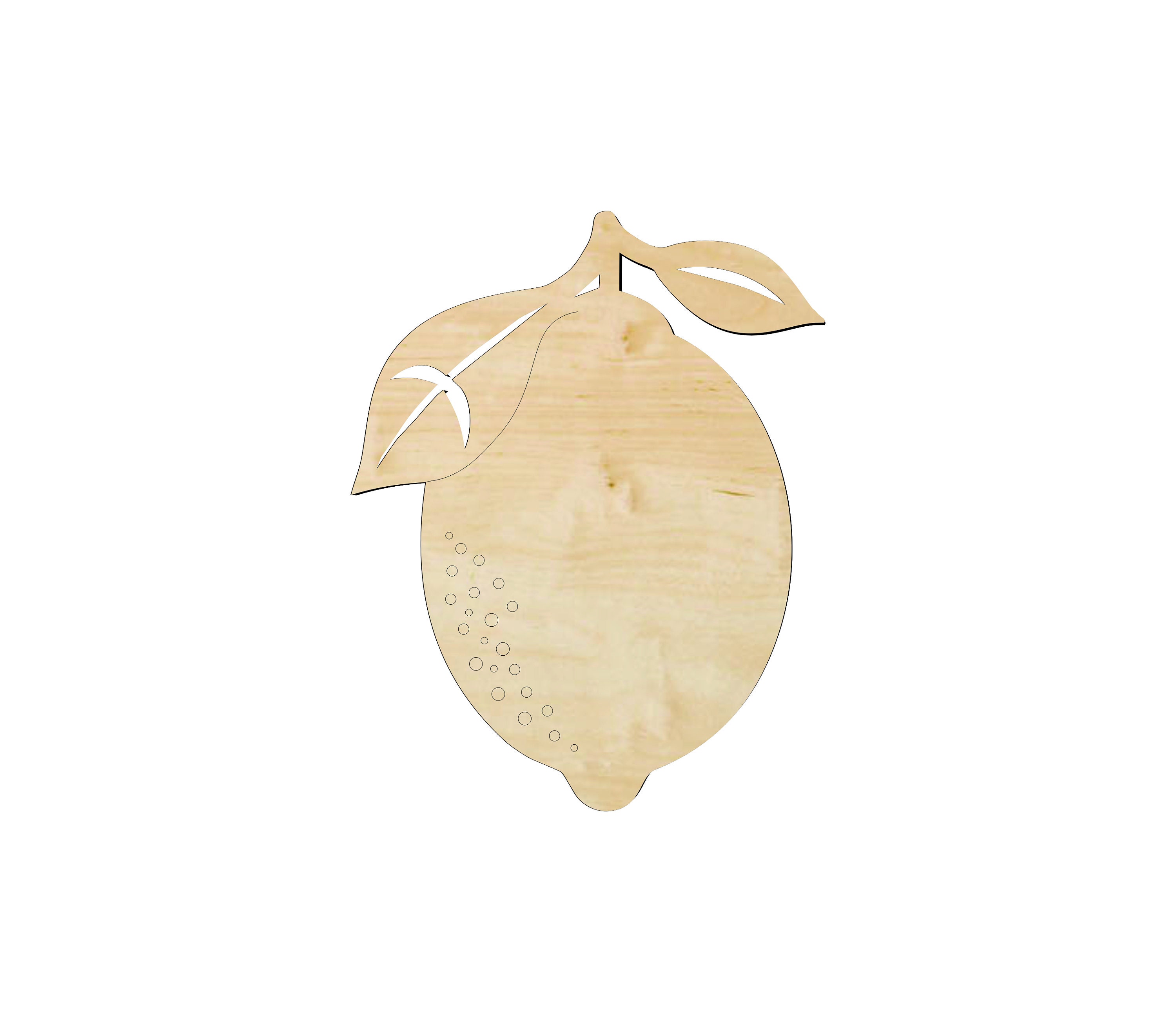 Lemon Wood Cut Out, Cute Summer Diy Lemoan Cutout -multiple Sizes-wood ...