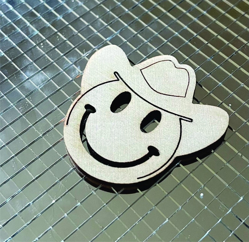 Smiley Face Cowboy Wood Cutout, Wooden Cowboy, Western Cowboy Cutout ...