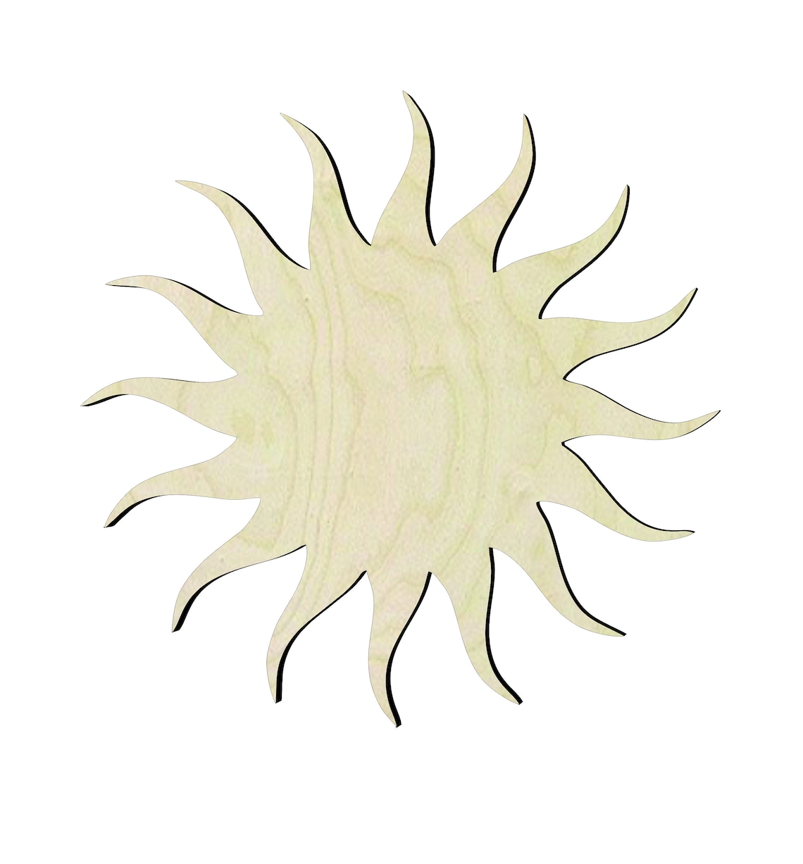 Sun Cut Outs-multiple Sizes Wood Craft Supply-sanded or | Etsy