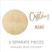 Custom Name Sign Kit, Custom Name Circle Diy, Personalized Nursery ...