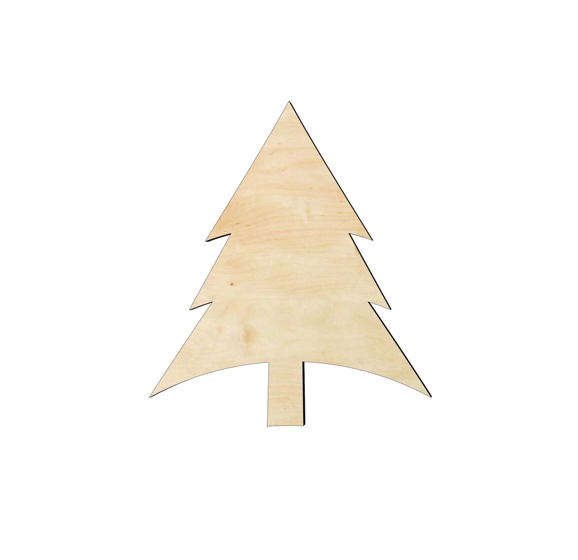 Evergreen Tree -multiple Sizes- Cutouts #3 Wood Craft Supply-sanded ...