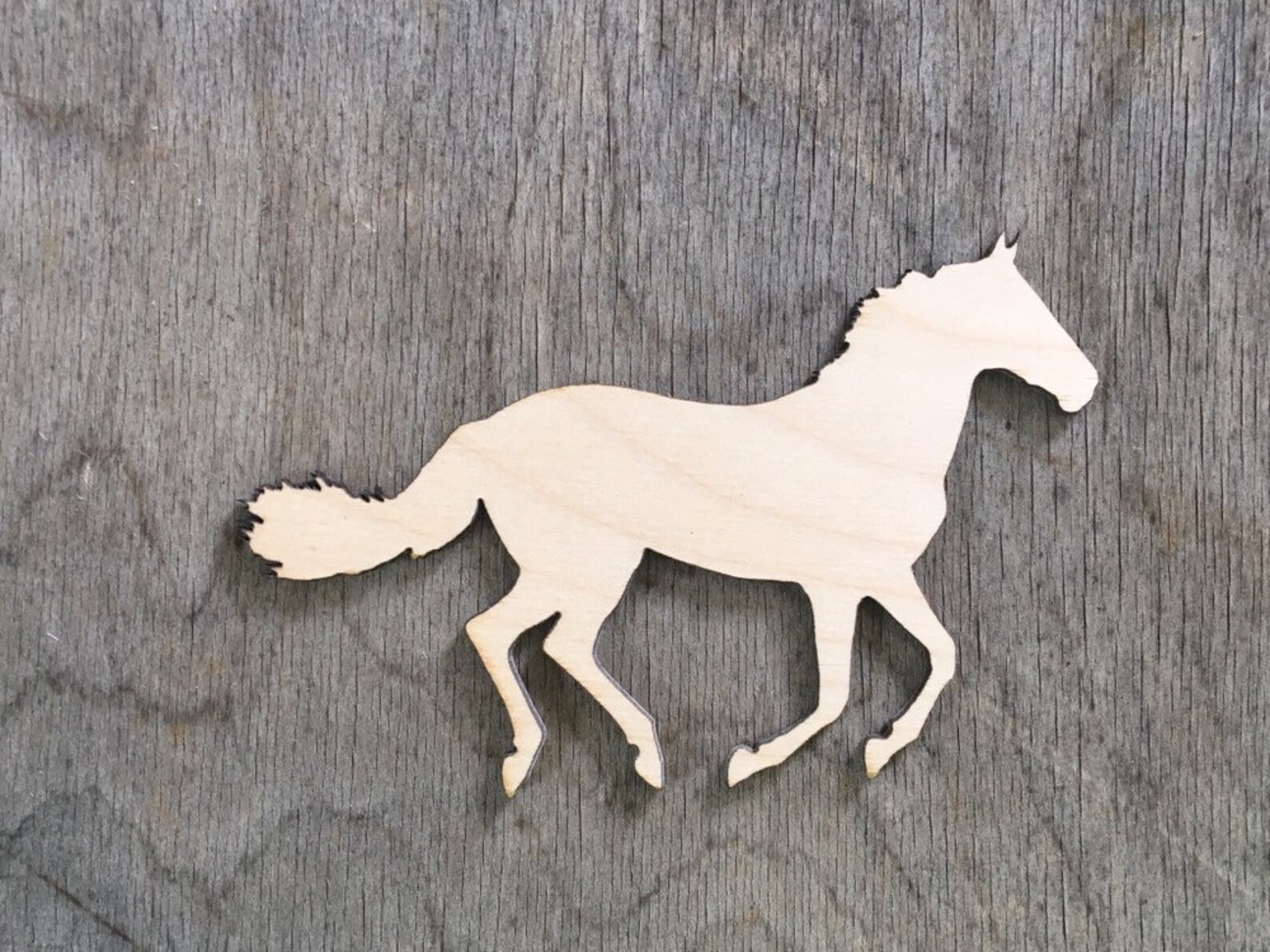 Horse Galloping -multiple Sizes- Cut Outs Wood Craft Supply-sanded - Etsy