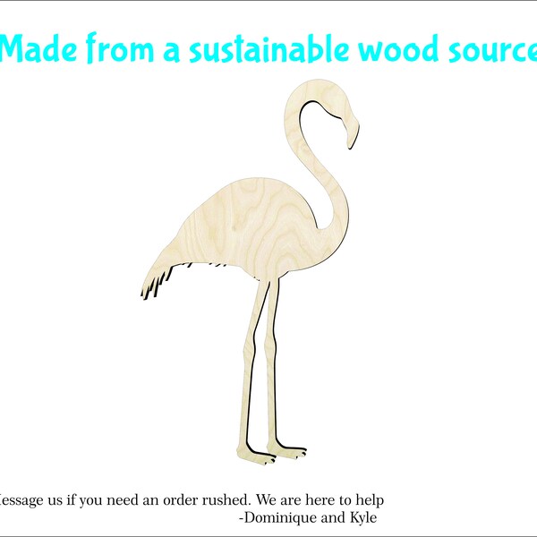 Wood Flamingo - Etsy