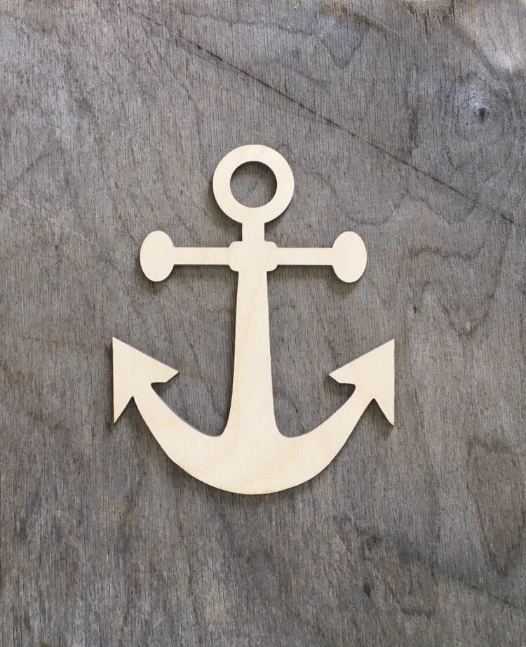 2"- 20" Anchor Cut-outs Wood Craft Supply-sanded or Unsanded- - Etsy
