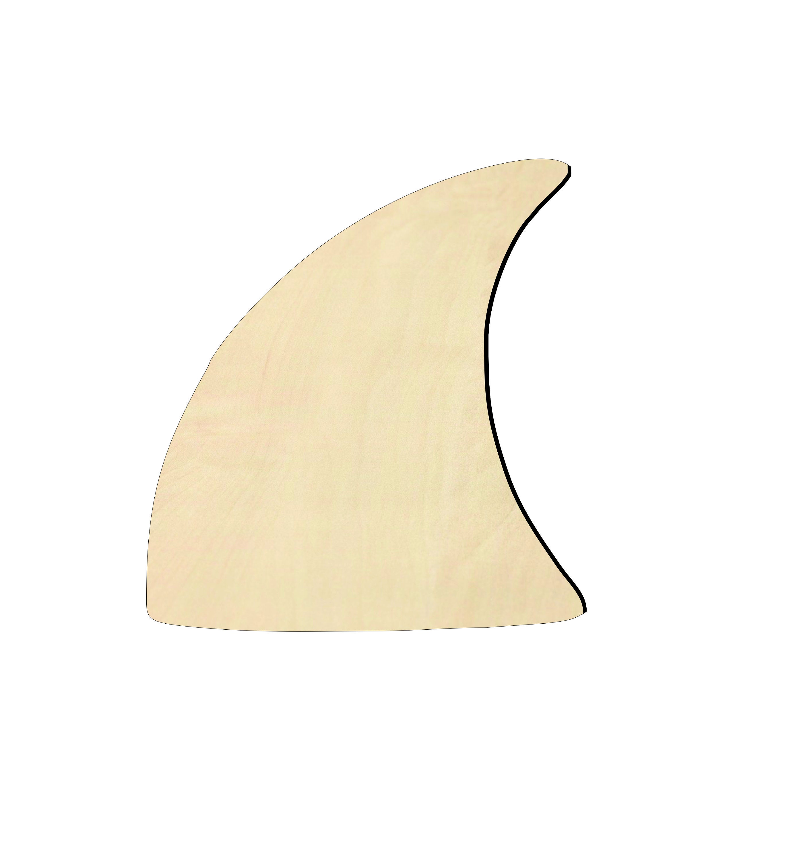 Shark Fin -multiple Sizes- Cutouts Wood Craft Supply-sanded - Etsy