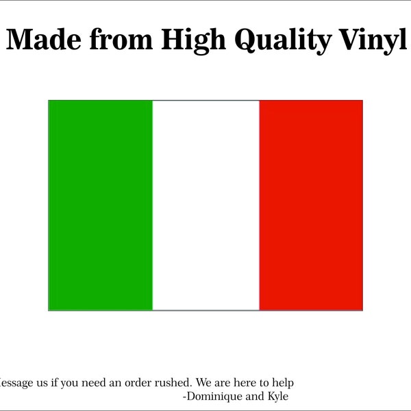 Italian Flag Car Decals - Etsy