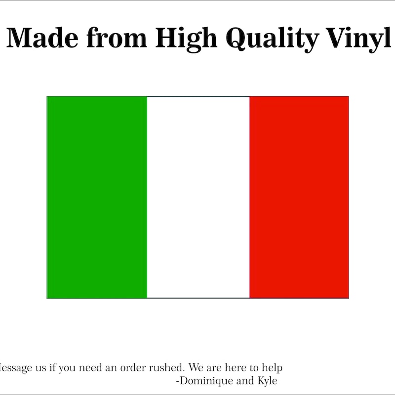 Italy Flag Stickers - Etsy