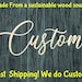 Custom Script Word Cutout-multiple Sizes- Wood Craft Supply - Hanging ...