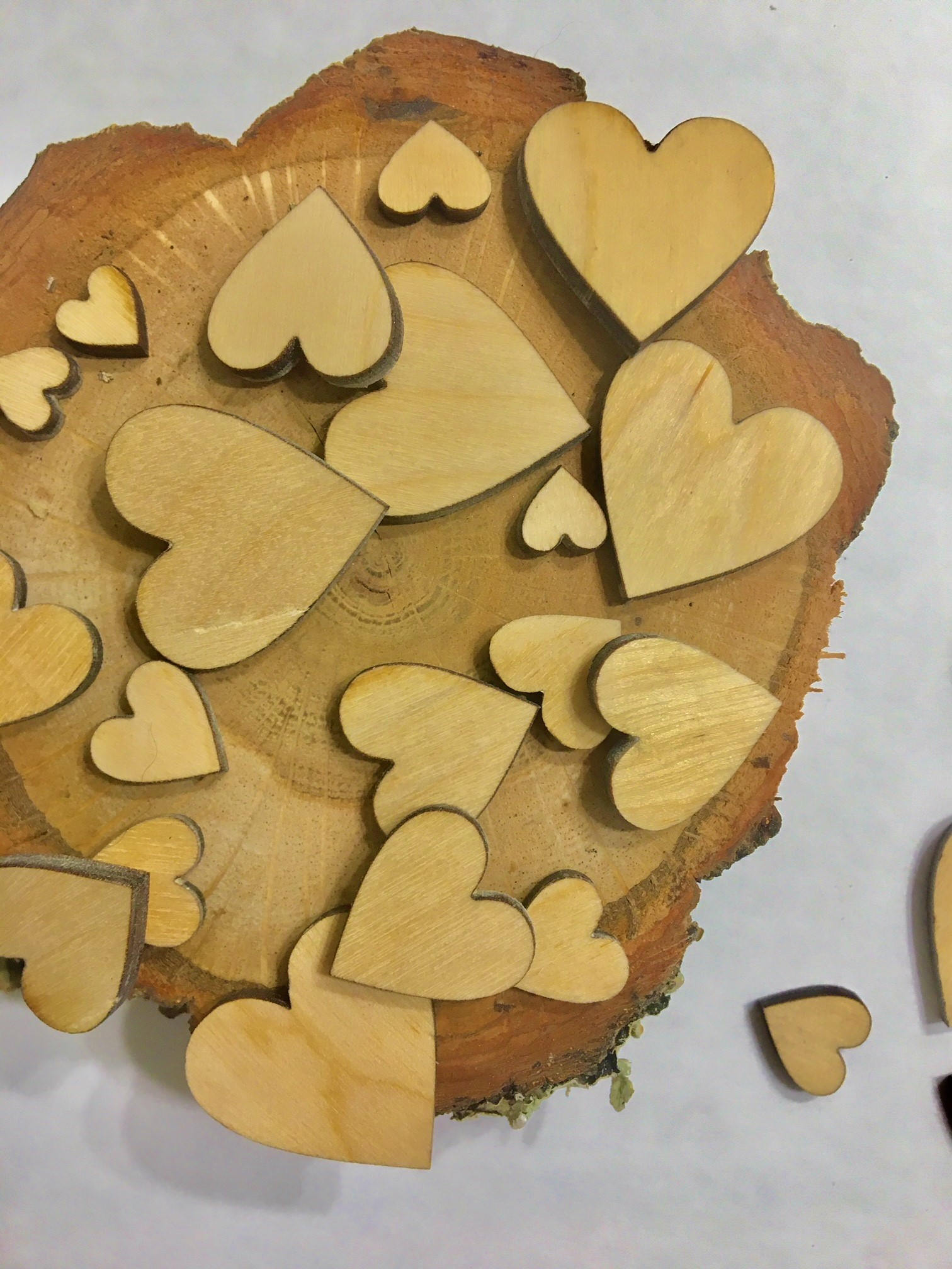 Heart Cutouts Sanded, DIY Heart Cutouts,multiple Heart Lot, Diy Wood ...