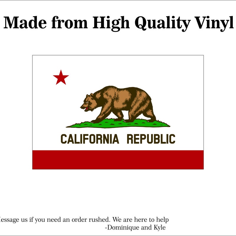 California Car Decal - Etsy