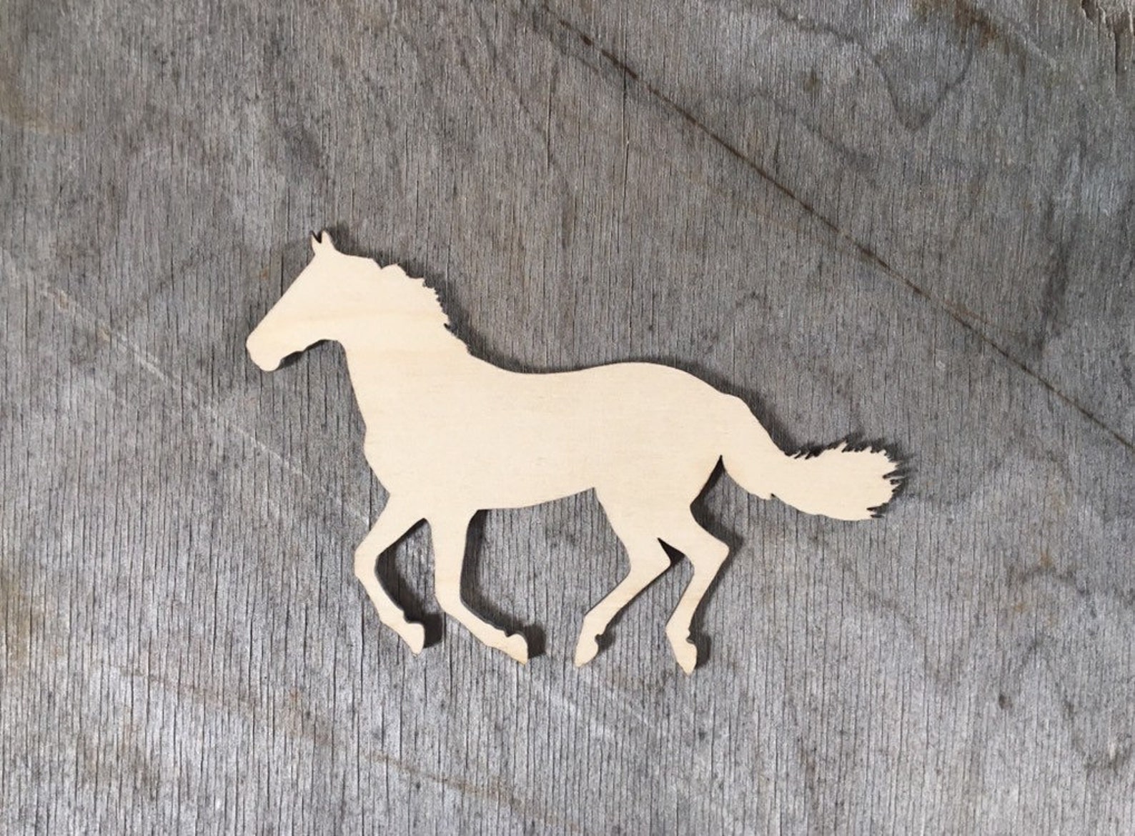 Horse Galloping -multiple Sizes- Cut Outs Wood Craft Supply-sanded - Etsy