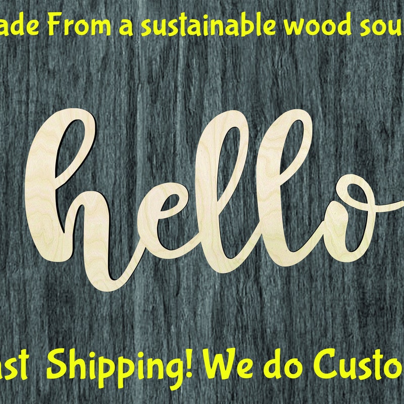 Wood Word Cutouts - Etsy