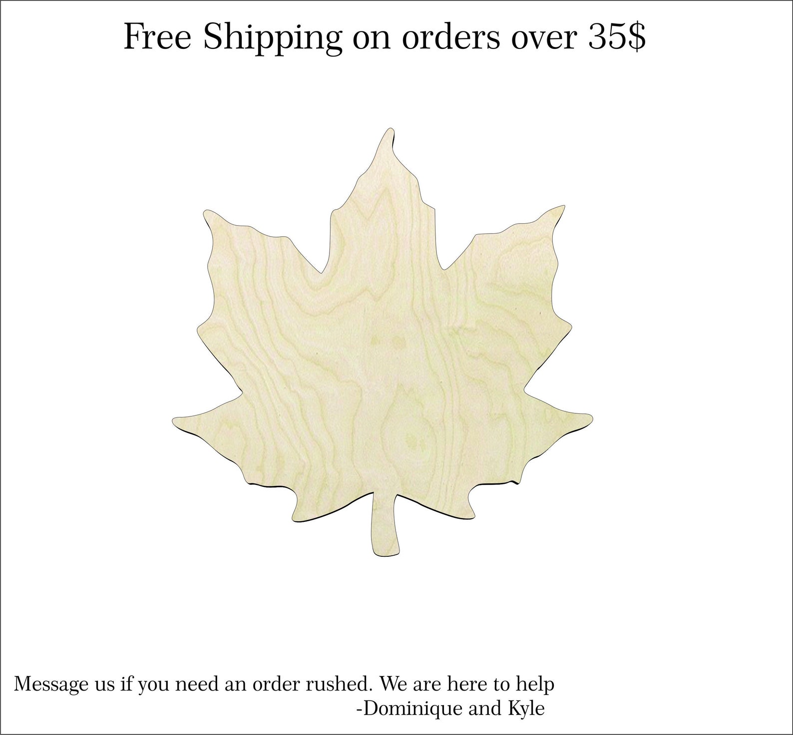 Maple Leaf -multiple Sizes-cutouts Wood Craft Supply-sanded - Etsy