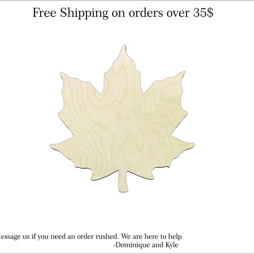 Fall Leaf multiple Sizes-wood Cutout Craft Supply-sanded - Etsy