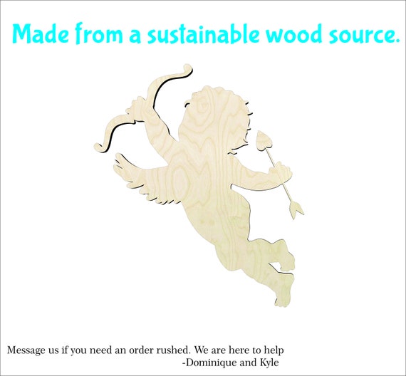 Cupid multiple Sizes-wood Cutout Craft Supply-sanded | Etsy