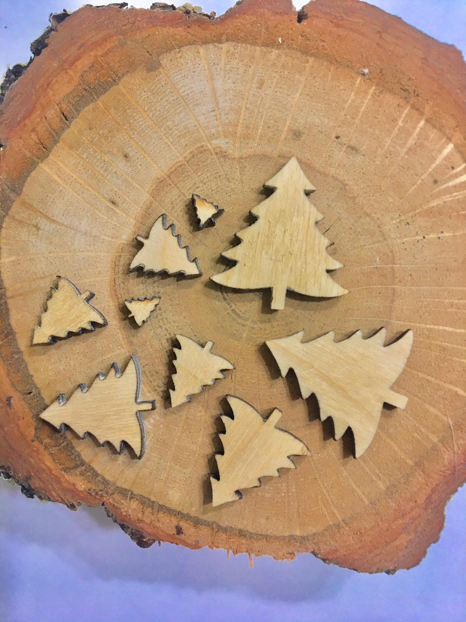 Small Christmas Tree Cutouts, Pinetree Cutout, Pine Tree Cutout ...