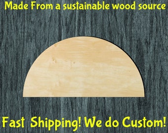 Half Moon Wood Cutouts - Etsy
