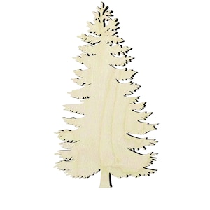 2 20 Spruce Tree Cut Outs Wood Craft | Etsy