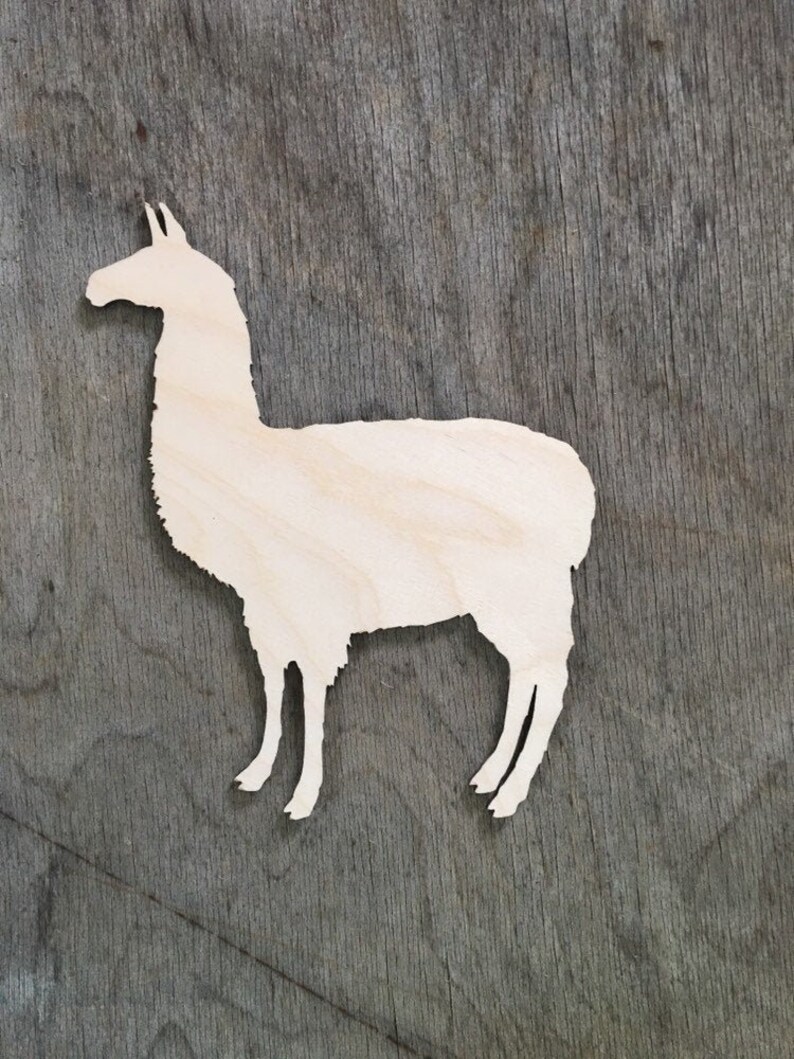 Llama -multiple Sizes-cutouts Wood Craft Supply-sanded or Unsanded - Etsy