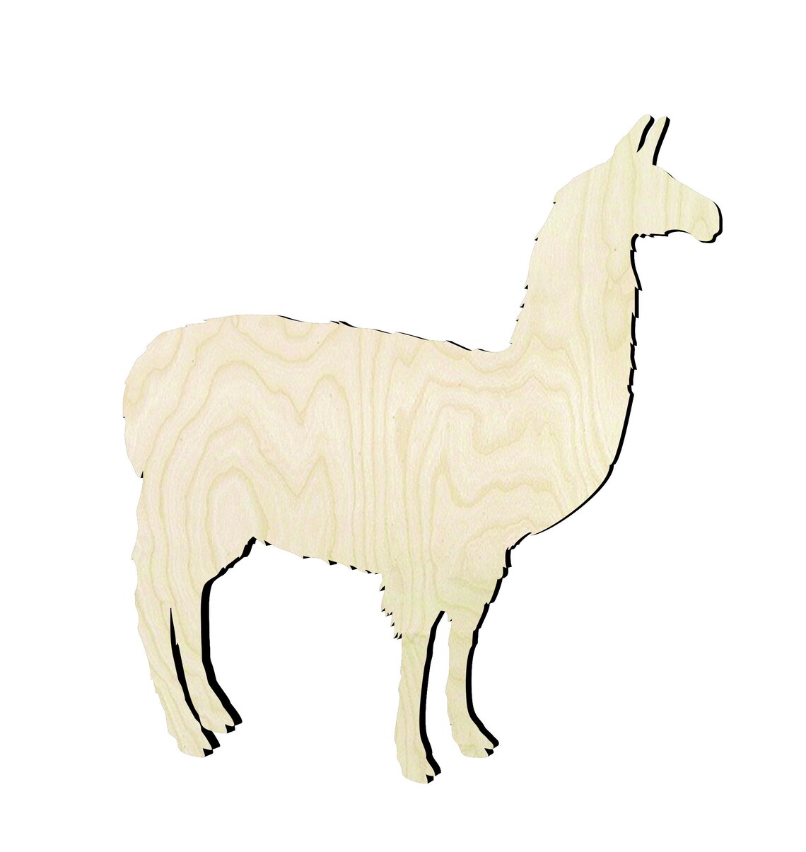 Llama -multiple Sizes-cutouts Wood Craft Supply-sanded or Unsanded - Etsy